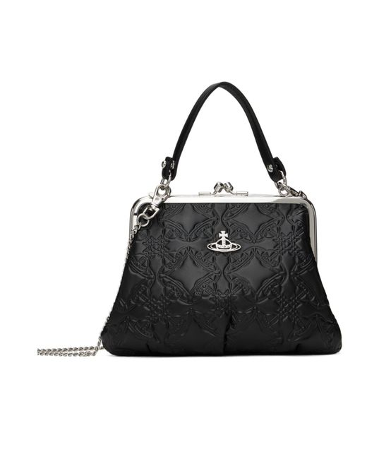 Vivienne Westwood Granny Frame Clutch Bag in Black | Lyst