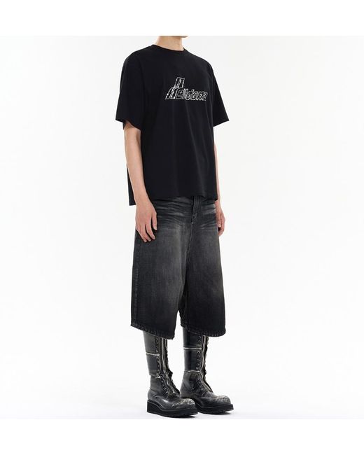 we11done Selldone T-Shirt in Black for Men | Lyst we11done Selldone T-Shirt in Black for Men | Lyst