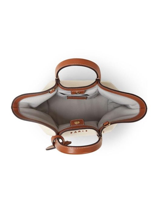 Karl Lagerfeld Small Hotel Karl Canvas Tote Bag in Brown | Lyst