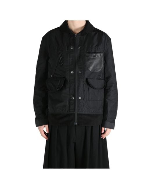 Junya Watanabe Multi-Pocket Work Jacket in Black for Men | Lyst