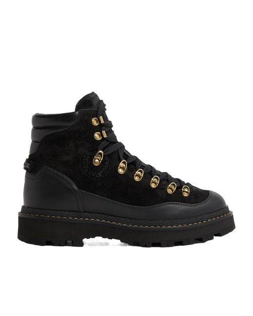 Moncler Peka Trek Hiking Boots in Black | Lyst