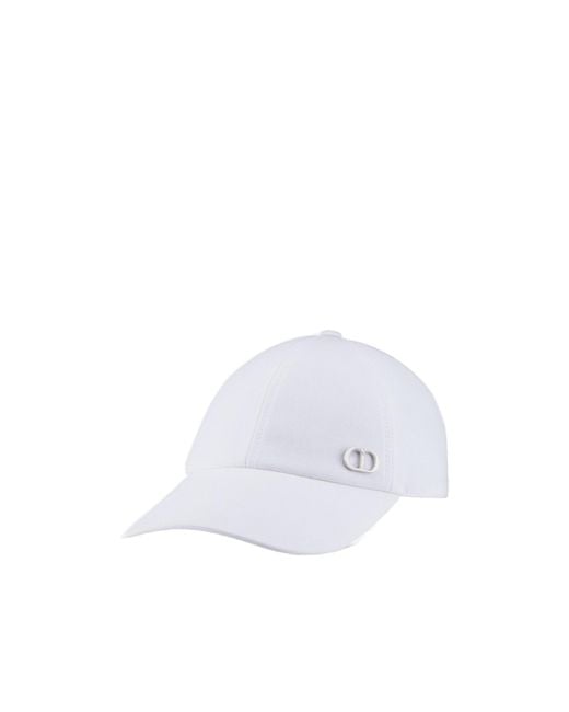 Dior Cd Icon Cap in White for Men | Lyst
