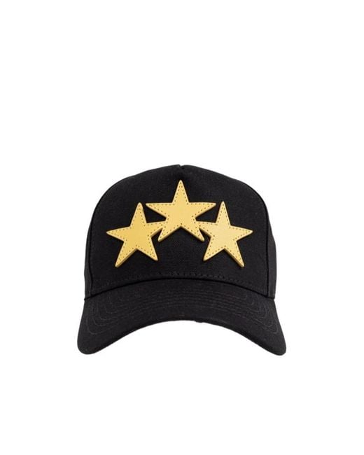 Amiri Star Baseball Cap in Black for Men | Lyst