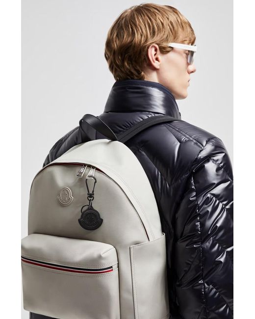 Moncler Logo Keychain in Black | Lyst