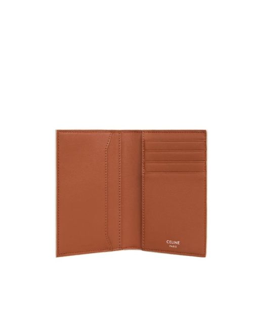 Celine Vertical Card Holder in Gray for Men | Lyst