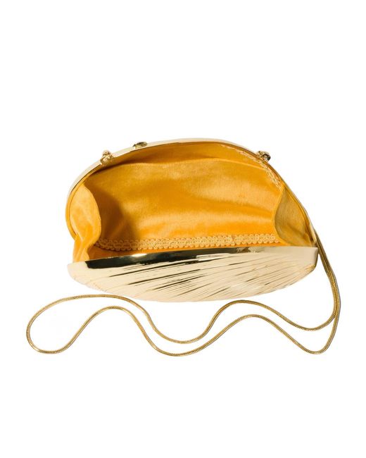 Jonathan Simkhai Bridget Metal Shell Shoulder Bag in Metallic | Lyst