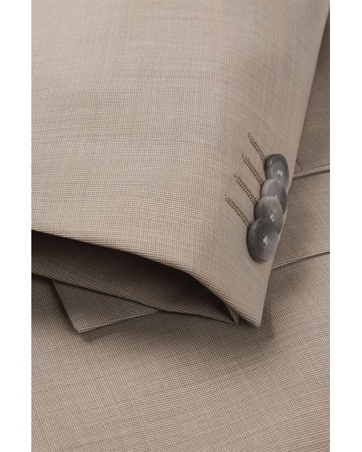 BOSS Camel Suit in Gray for Men | Lyst