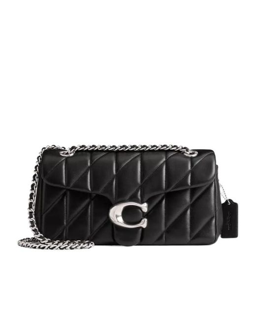 COACH Tabby Shoulder Backpack in Black | Lyst