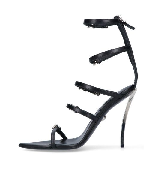 Versace 120Mm Multi-Strap Sandals in White | Lyst