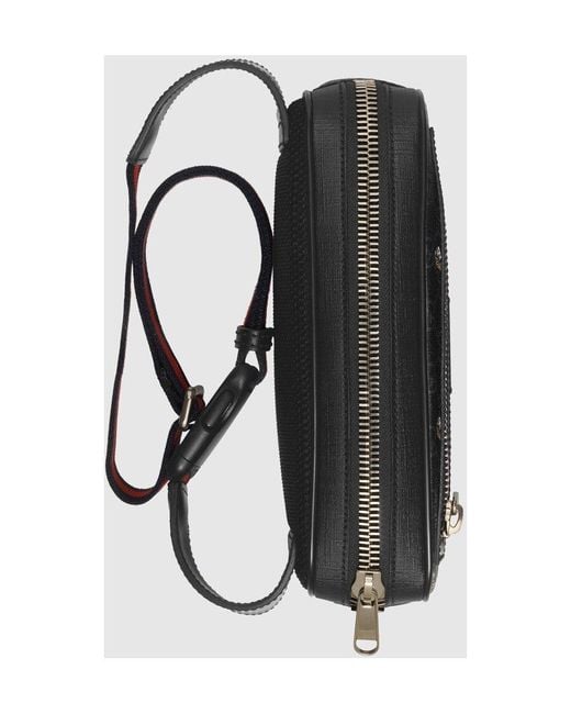 Gucci Tiger Pattern Waist Bag in Black for Men | Lyst