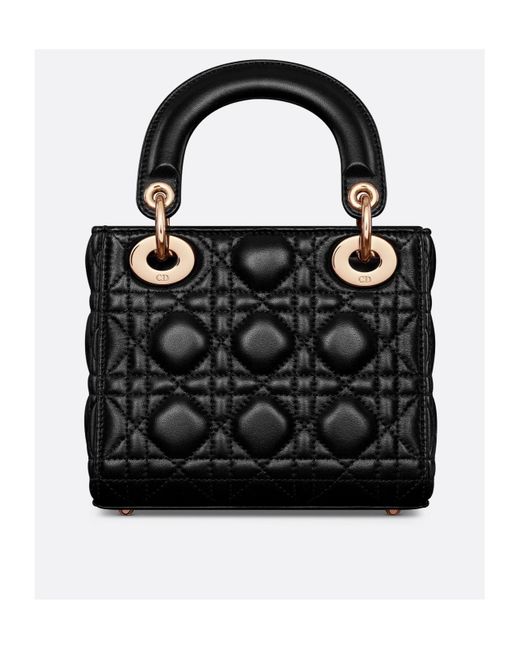 Dior Amour Mini Lady Bag in Black | Lyst