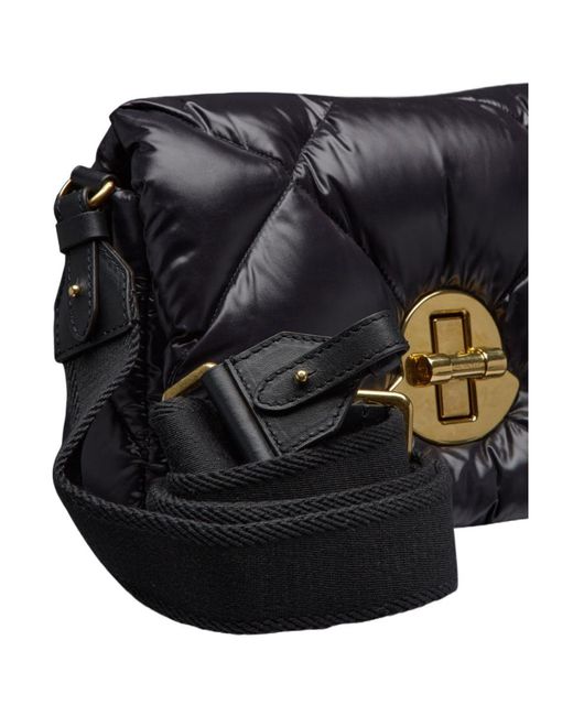 Moncler Puf Shoulder Bag in Black | Lyst