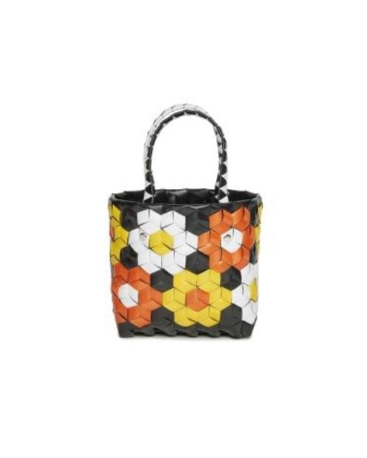 Marni Sunflower Interwoven-Design Tote Bag in Black | Lyst