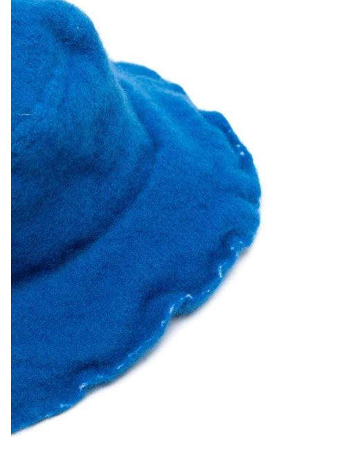 Comme des Garçons Wrinkled Hat in Blue for Men | Lyst