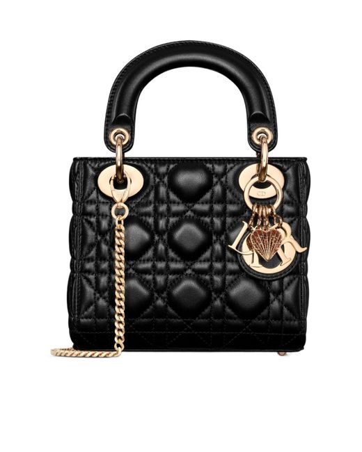 Dior Amour Mini Lady Bag in Black | Lyst