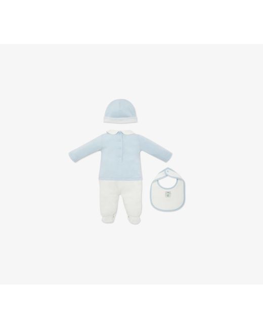 Fendi Logo Baby Set in White | Lyst