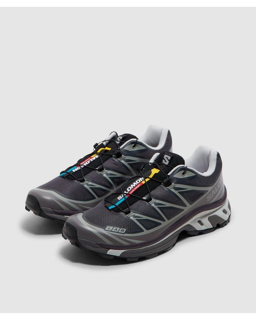 Salomon Lab Xt-6 Sneaker (Nine Iron/Excalibur/Plum Perfect in Brown for ...