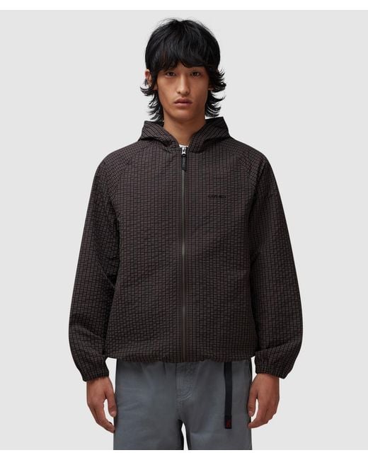 Gramicci Northside Plaid Hooded Jacket (Deep in Black for Men | Lyst UK