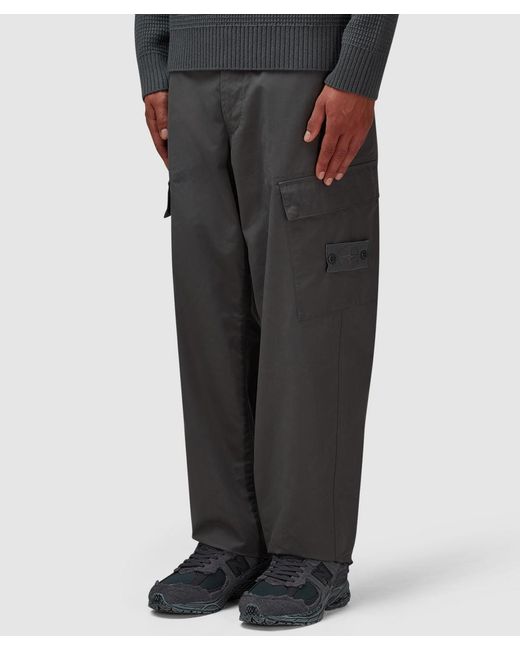 Stone Island Ghost Weatherproof Cotton Cargo Pant (Dark in Black for ...