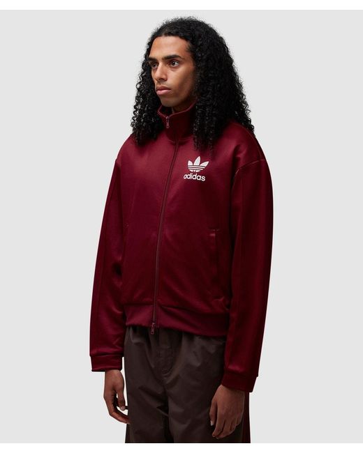 adidas Originals Track Top ( in Red for Men | Lyst