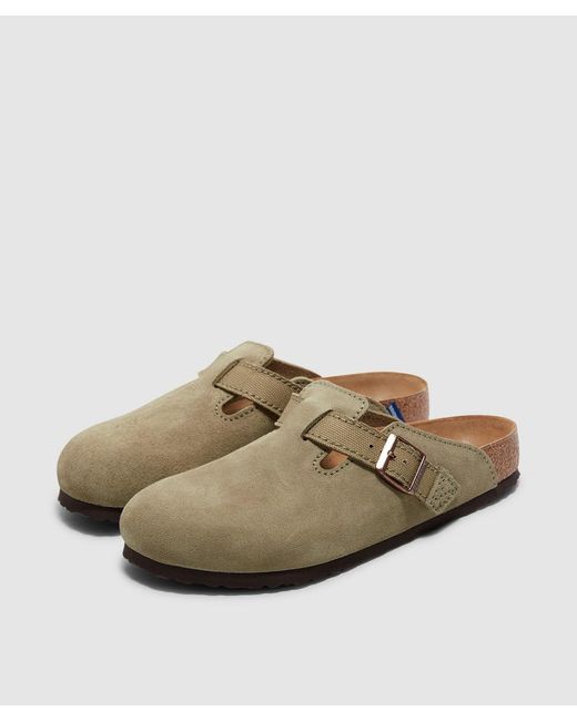 Birkenstock Jesse Leyva Boston Suede Sandal ( in Brown | Lyst