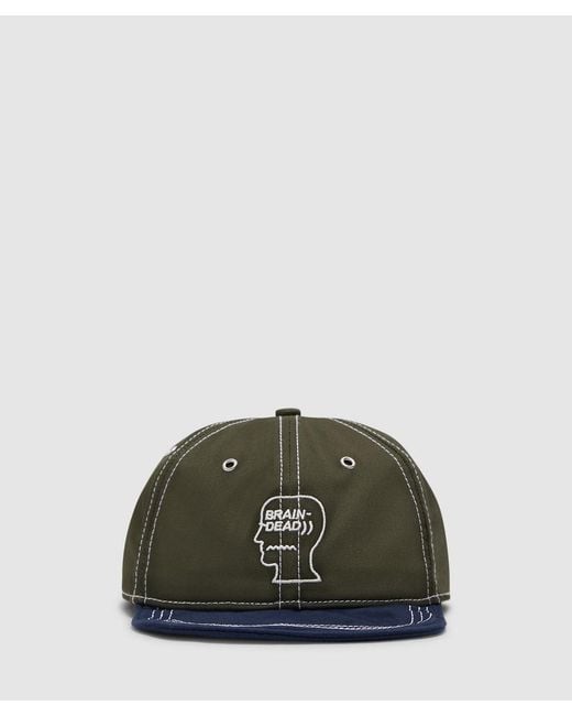 Brain Dead Wire Brim 6 Panel Cap in Green | Lyst