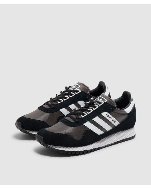 adidas New York Sneaker in Black | Lyst