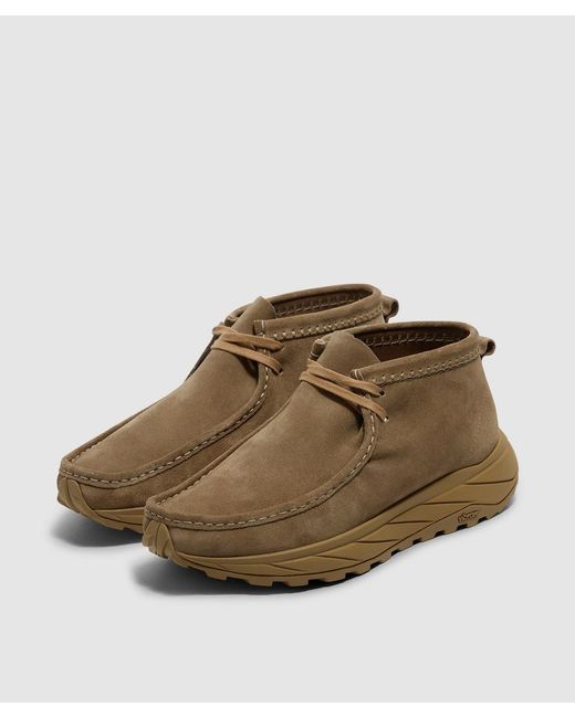 Clarks Wallabee Eden Boot (Dark Suede in Natural | Lyst