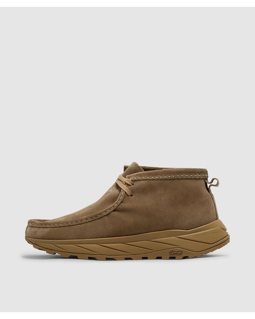 Clarks Wallabee Eden Boot (Dark Suede in Natural | Lyst