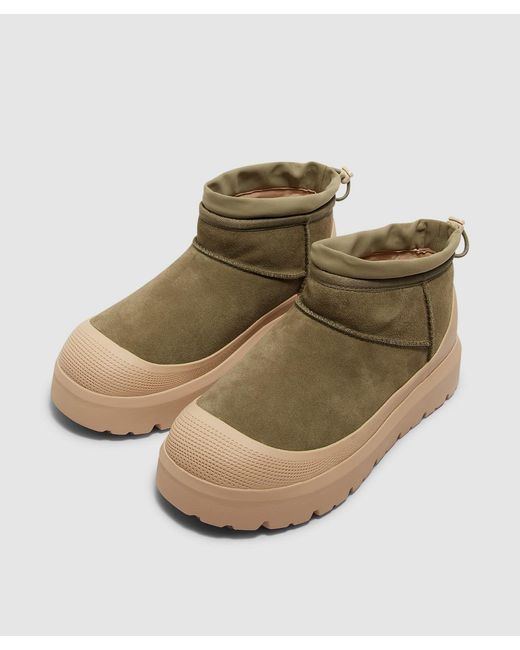 UGG Ultra Mini Weather Hybrid Boot (Burnt Mustard Seed in Natural for ...