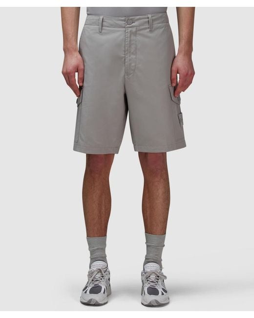 Stone Island Ghost Weatherproof Cargo Short in Gray for Men | Lyst