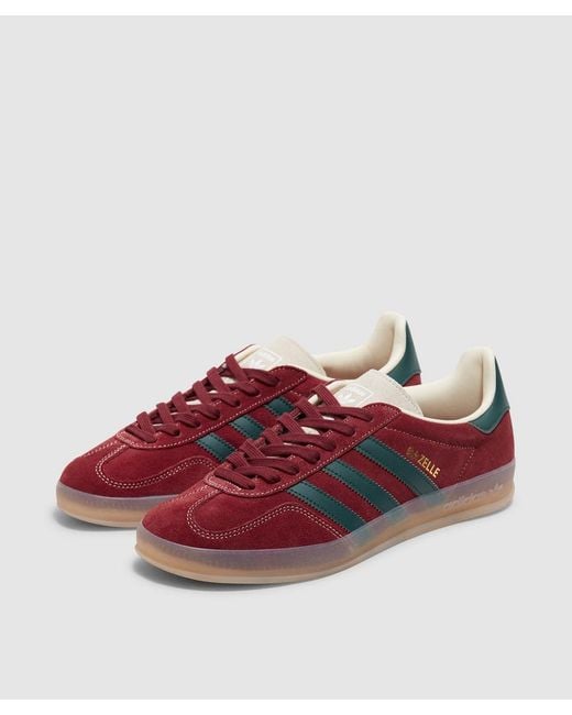 adidas Gazelle Indoor Sneaker in Red | Lyst