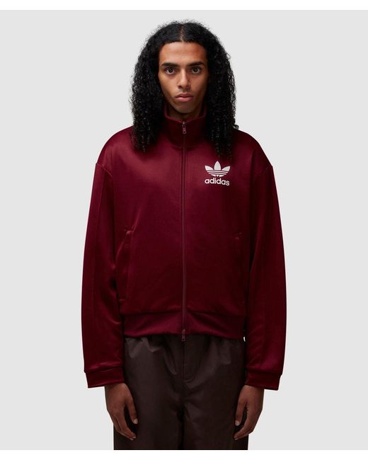adidas Originals Track Top ( in Red for Men | Lyst