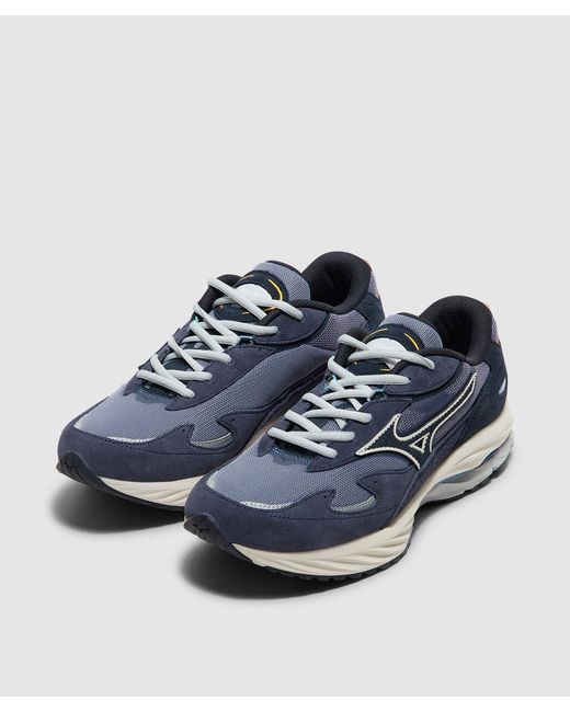 Mizuno Wave Rider Beta Sneaker Granite/Salute/Odyssey in Blue for Men ...