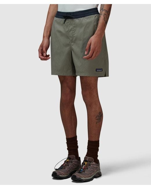 Patagonia Baggies 6-Inch Short (River Rock in Gray for Men | Lyst