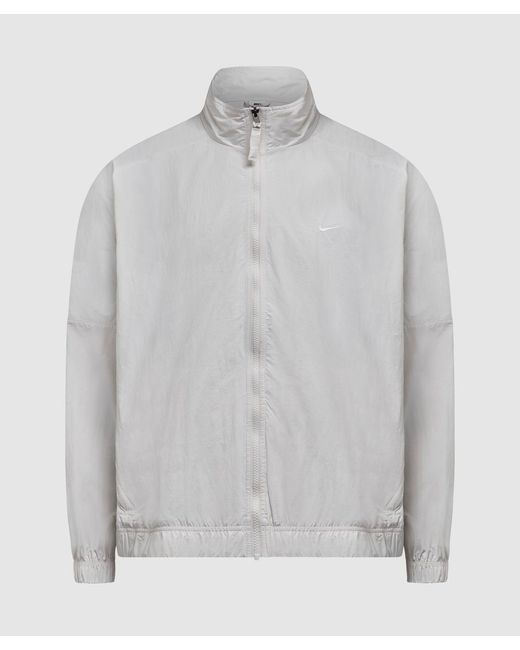 Nike Solo Swoosh Woven Track Jacket in Gray for Men | Lyst Nike Solo Swoosh Woven Track Jacket in Gray for Men | Lyst