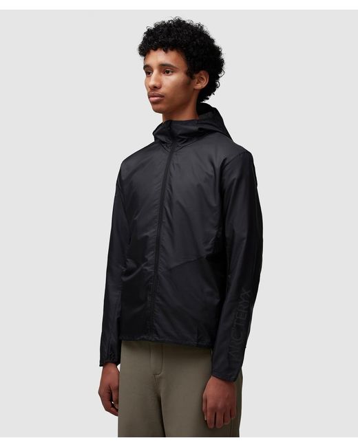 Arc'teryx Norvan Windshell Hooded Jacket (/Graphite in Black for Men | Lyst