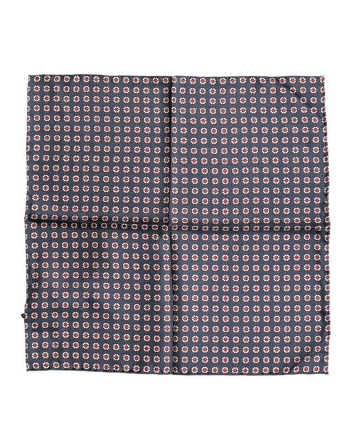 Dolce & Gabbana Patterned Silk Square Handkerchief Scarf in Blue for ...