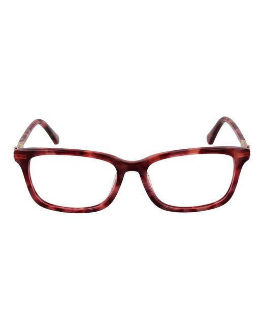 Guess Red Glasses Frame in Brown | Lyst UK