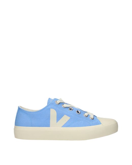 Veja Light Blue Fabric Low Tops | Lyst