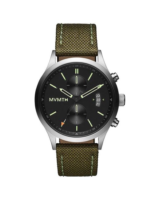MVMT Green Fabric Watch in Black for Men | Lyst UK