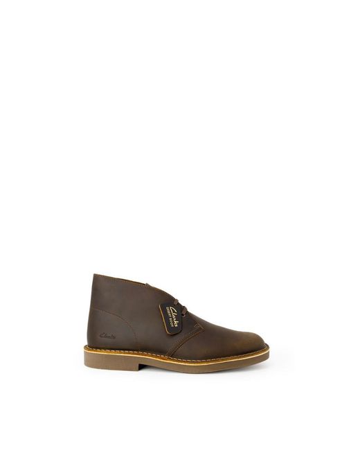 Clarks Brown Leather Boot for Men | Lyst