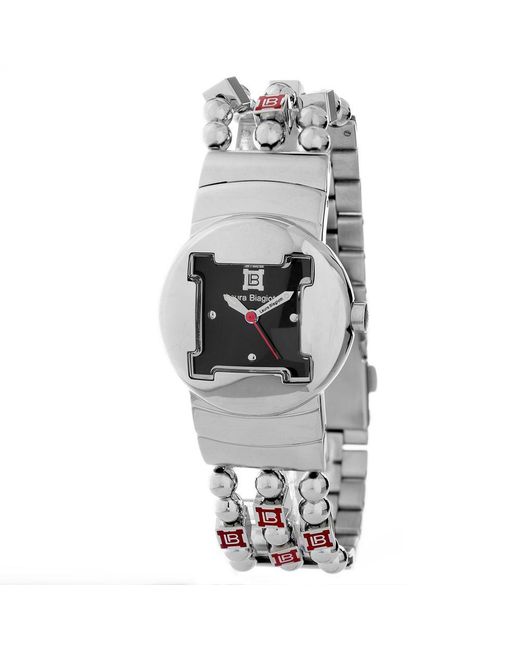 Laura Biagiotti Silver Stainless Steel Dress Watch in Metallic | Lyst UK