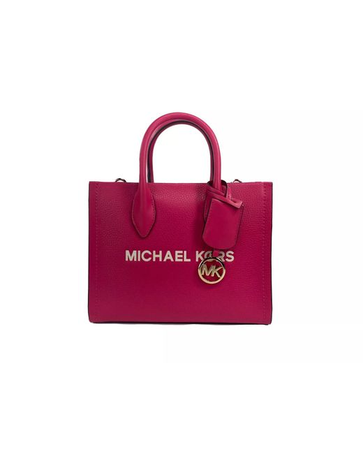 Michael kors red tote bag uk store