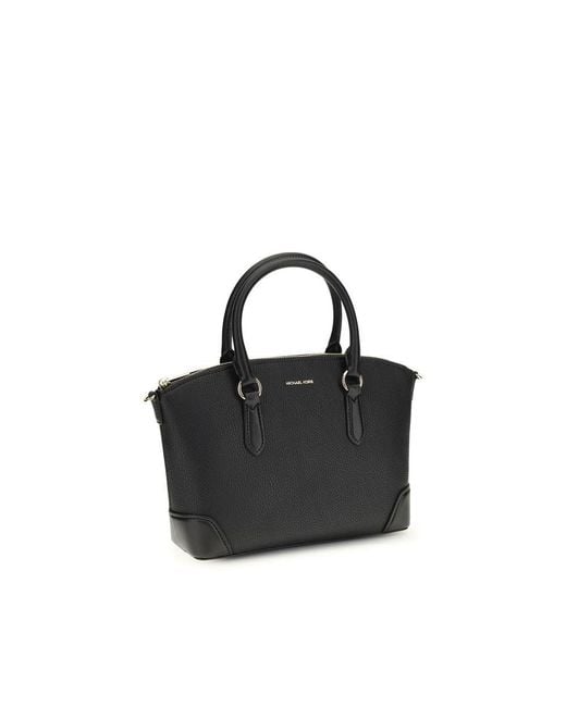 Michael Kors Black Calf Leather Bos Taurus Handbag | Lyst