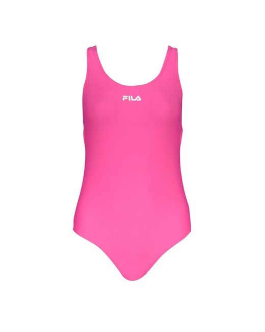 Fila Pink Elastane Swimwear in Purple | Lyst UK