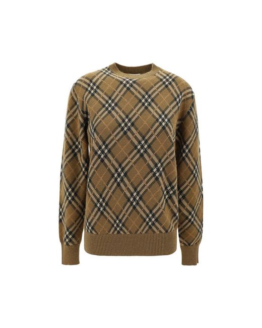 Burberry Sweater in Green | Lyst