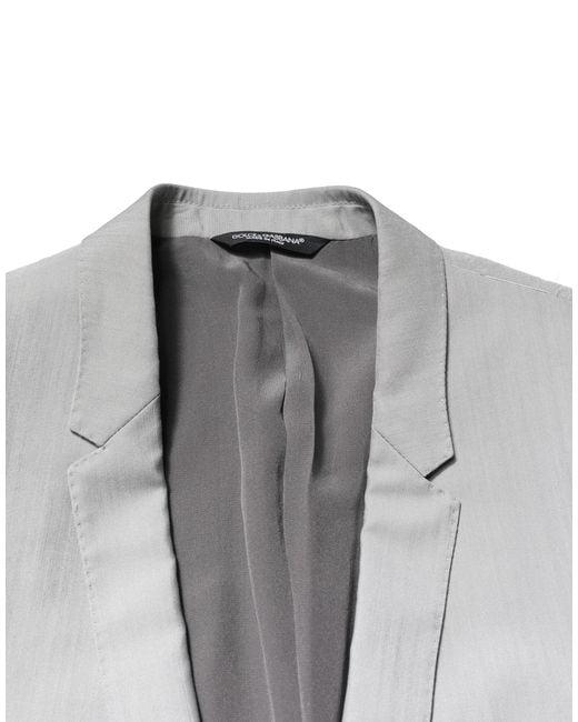 Dolce & Gabbana Light Wool 2 Piece Formal Suit in Grey for Men | Lyst UK