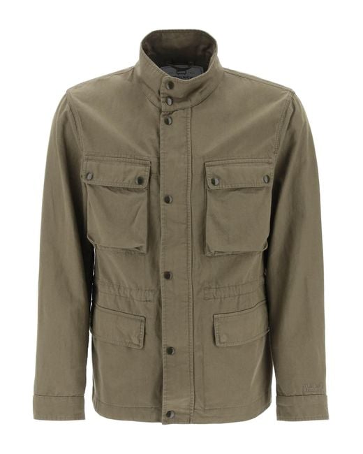 Woolrich "Field Jacket in Green for Men | Lyst