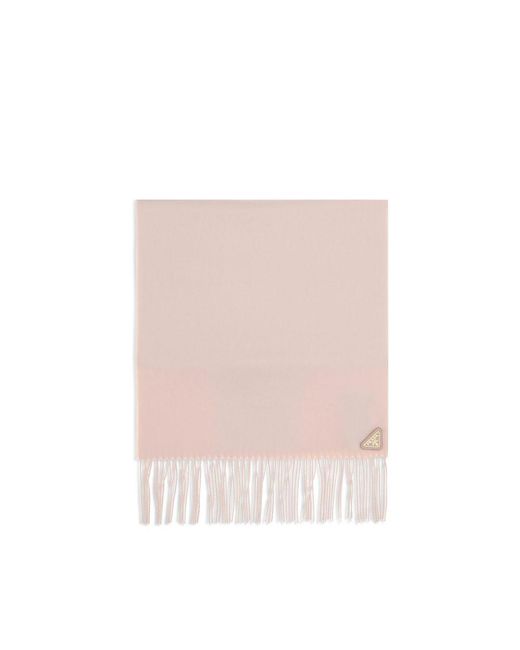Prada Multicolor Silk Scarf in Pink | Lyst UK